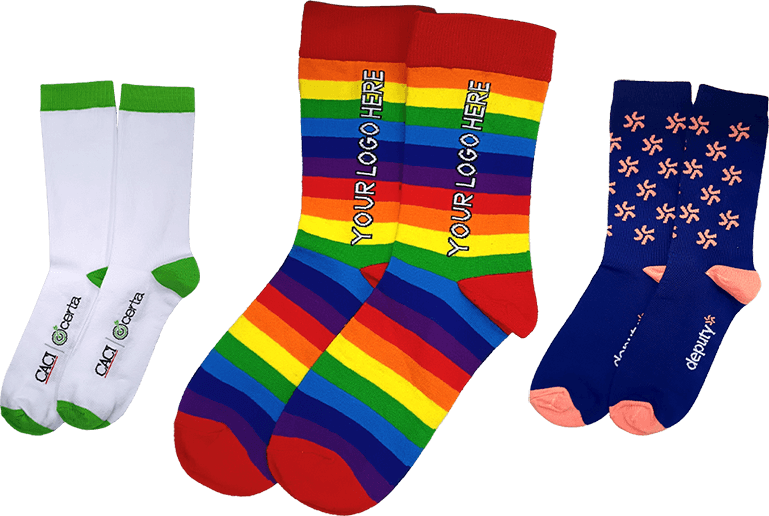 Custom Logo Socks | Custom Socks Bulk from $4.99