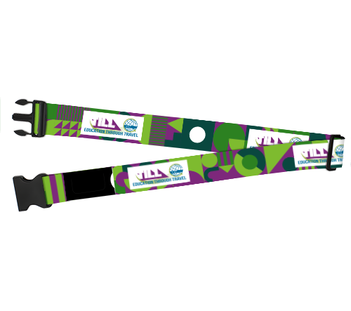 Sublimated & Woven Custom Luggage Straps Bulk $5.99
