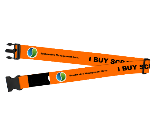 Sublimated & Woven Custom Luggage Straps Bulk $5.99