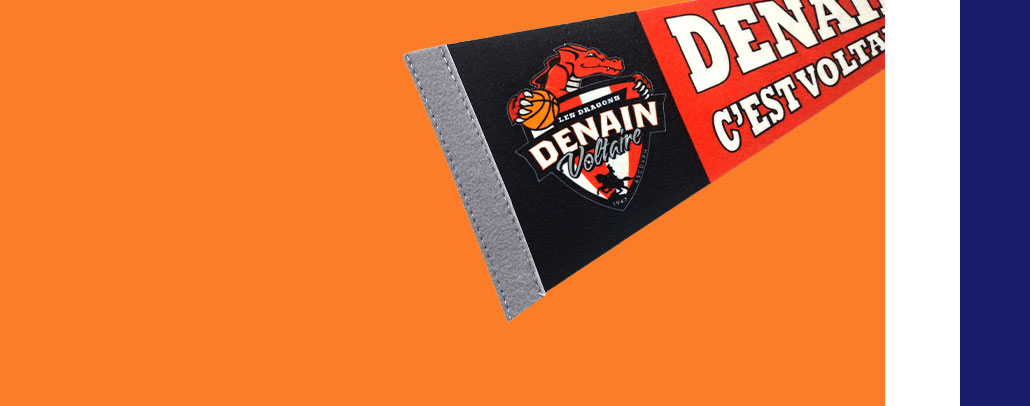 Multi-Size Custom Pennants Bulk from $0.99