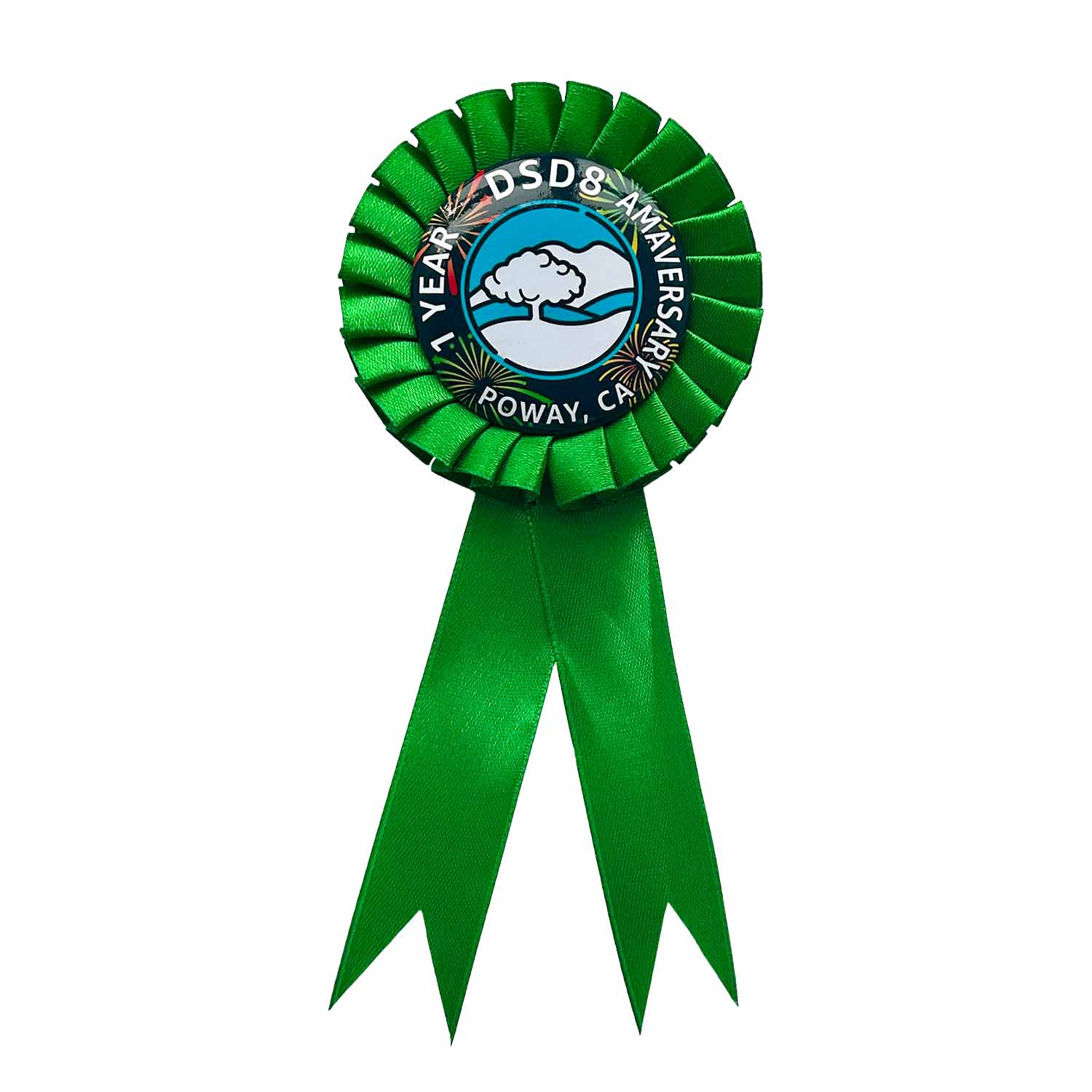 Custom Rosette Ribbons Wholesale from $1.18 | 4inLanyards®