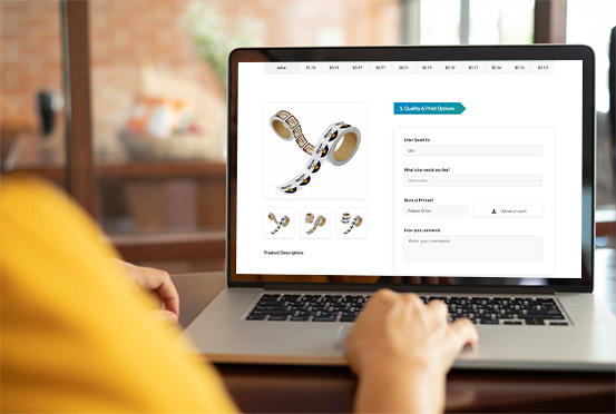 Custom Sticker Rolls & Roll Labels | 4inLanyards®