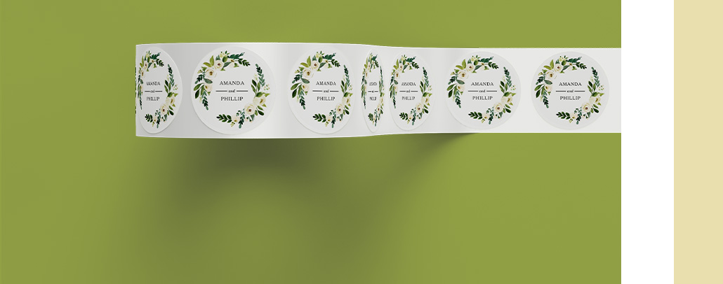 Custom Sticker Rolls & Roll Labels | 4inLanyards®