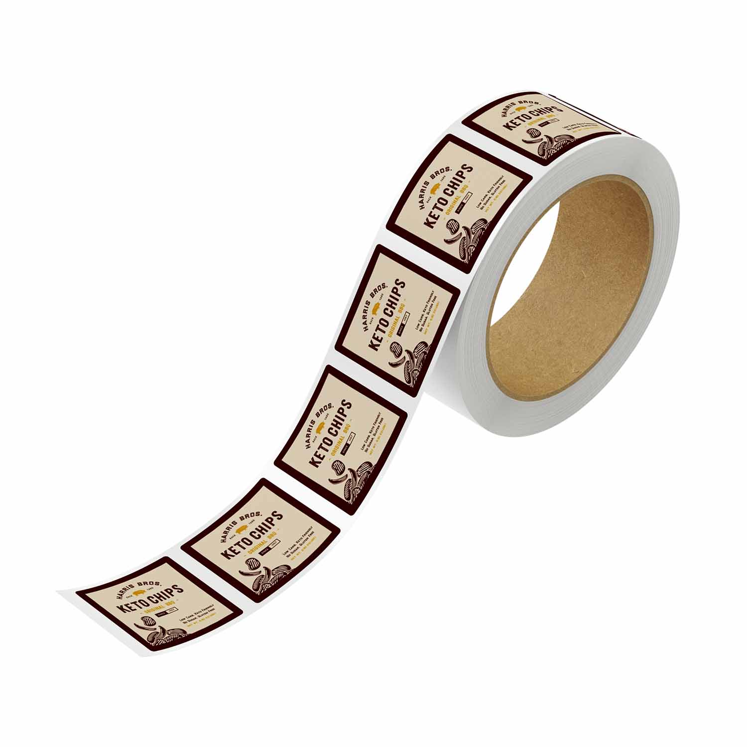 Custom Sticker Rolls & Roll Labels | 4inLanyards®