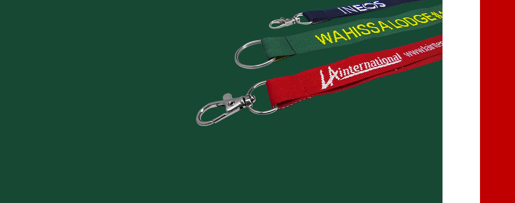 Custom Woven Lanyards Bulk Order from $0.55