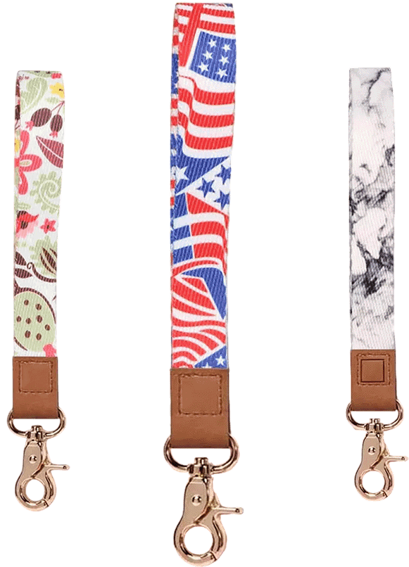 Stylish & Cheap Custom Wrist Lanyards Bulk from $1.85
